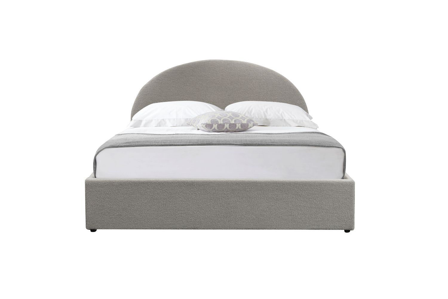 HOFFMAN Fabric Bed Frame with Gas Lift Storage in Queen/Eastern King ...