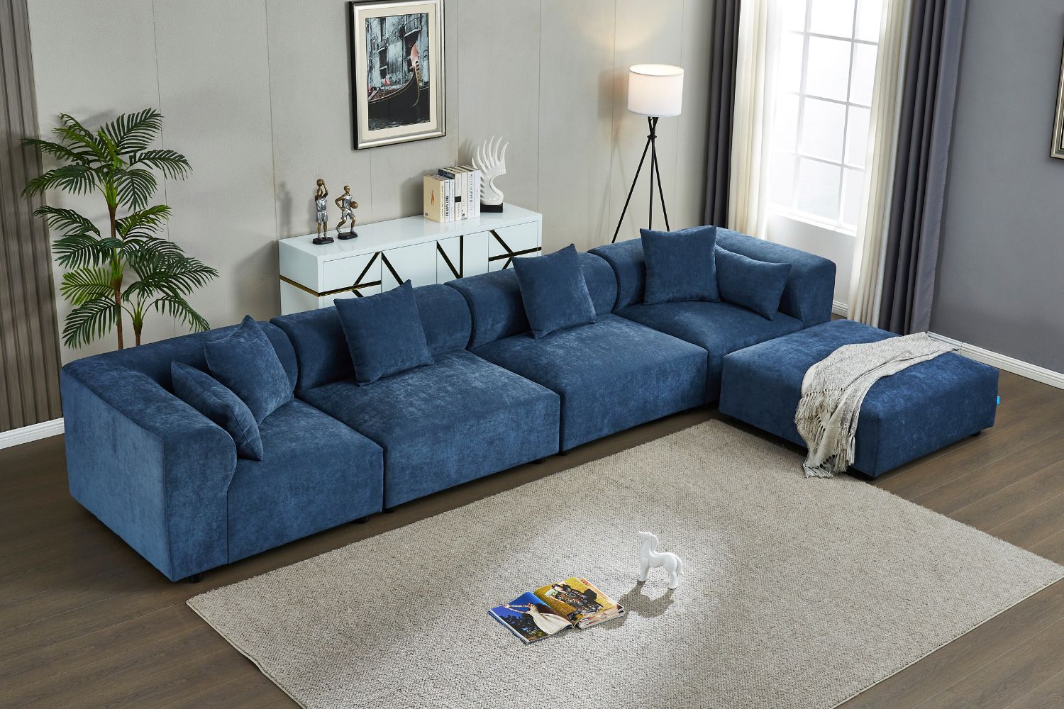 BARI Memory Foam Fabric Modular Sofa-iFurniture-The largest furniture ...