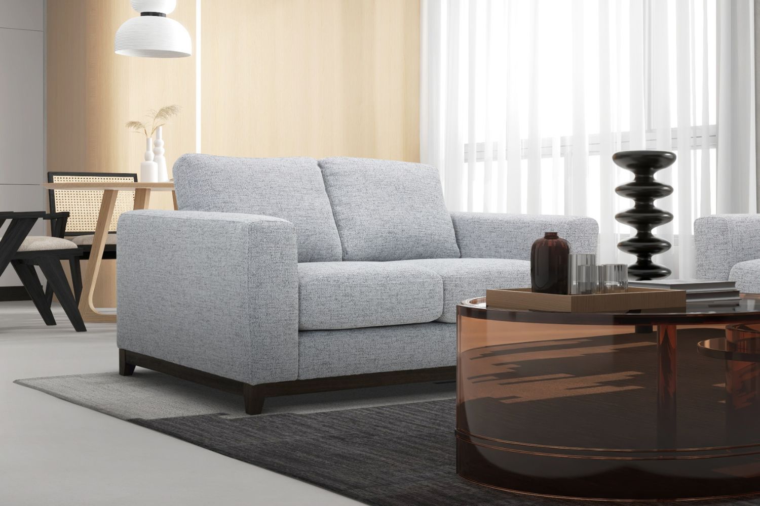 SIESTA Fabric Sofa Range (Sandstone)-iFurniture-The largest furniture ...